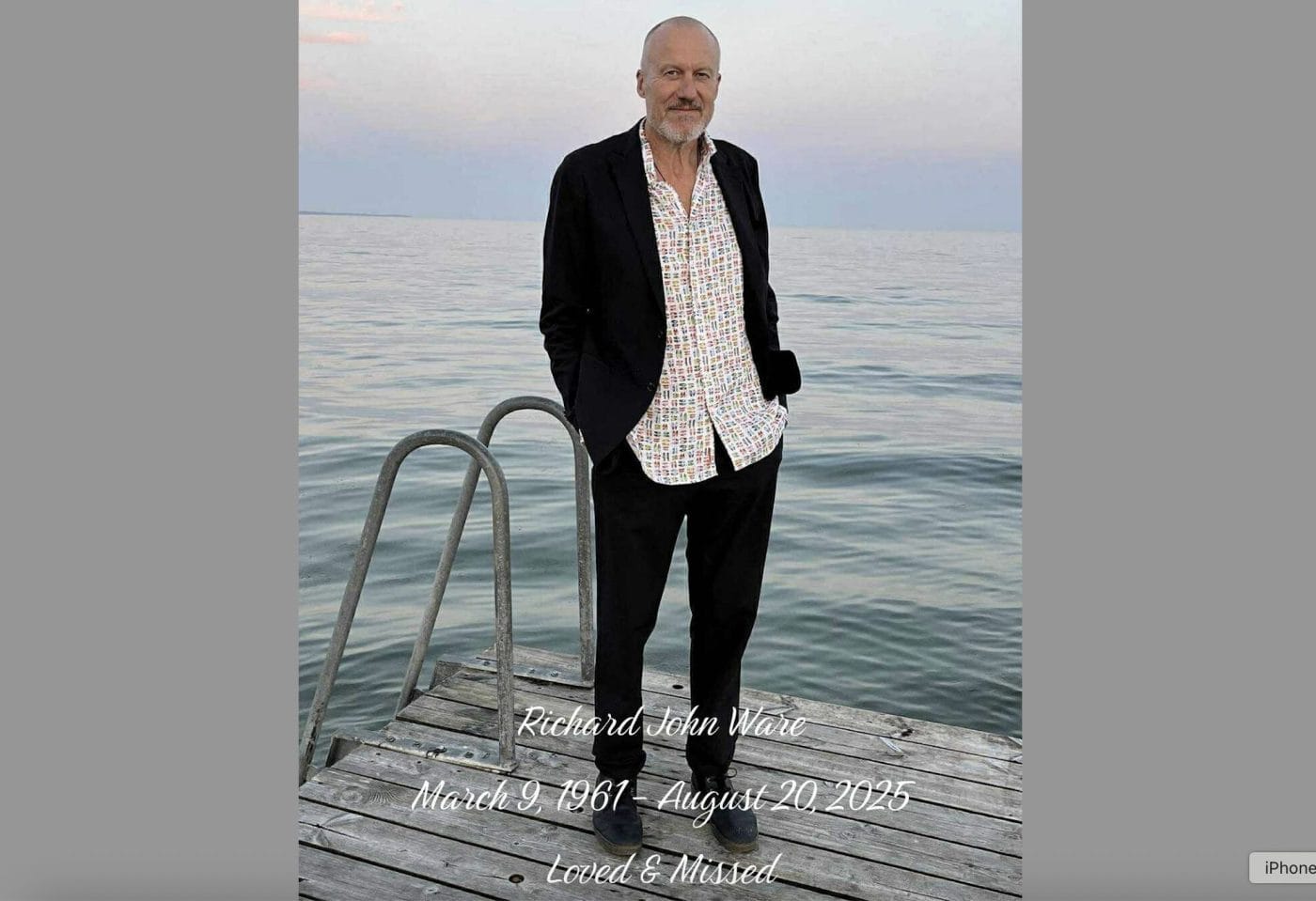 Richard John Ware | Online Condolence Book
